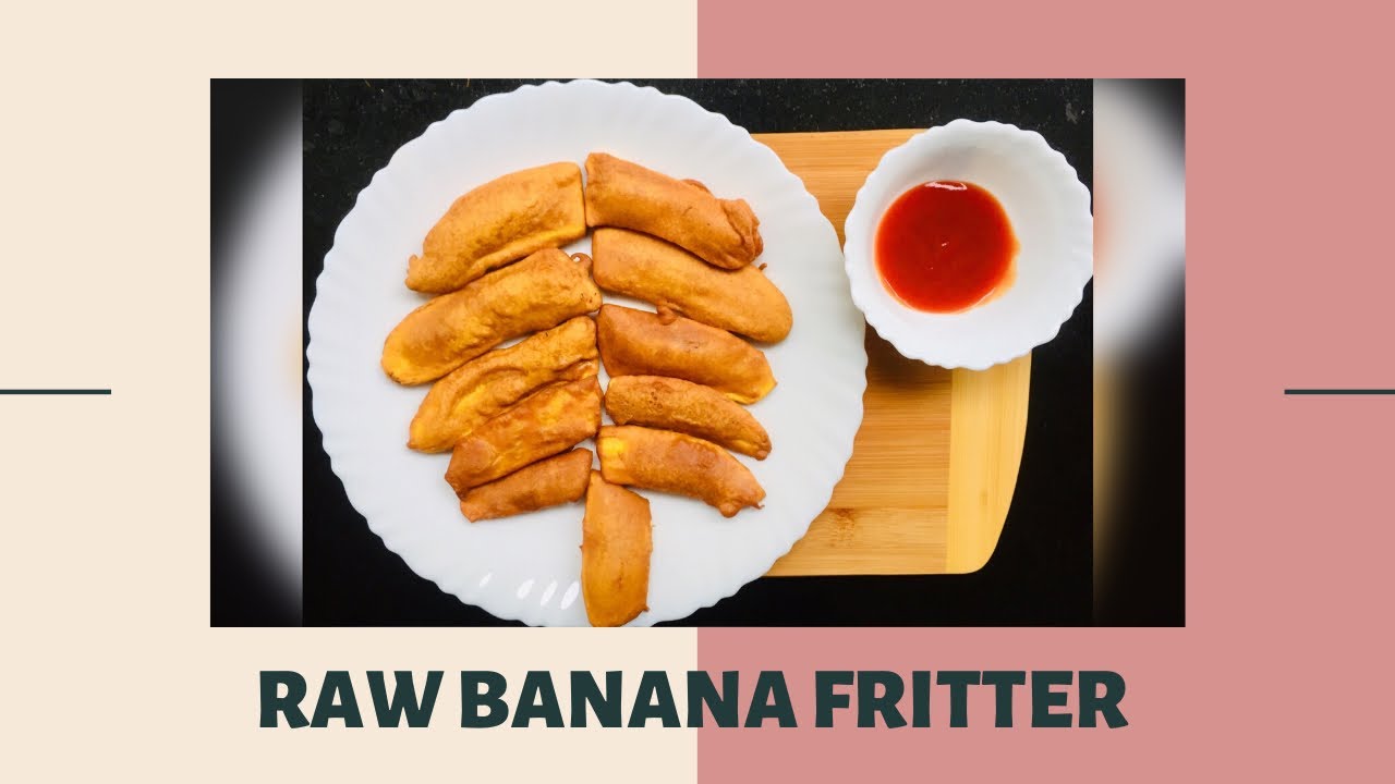 Raw banana Fritter | vazhakkai bajji | Aratikaya Bajji | Balekai Bajji ...
