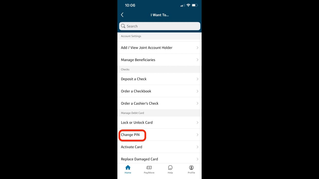 How to Change Capital One Pin Number on App - YouTube