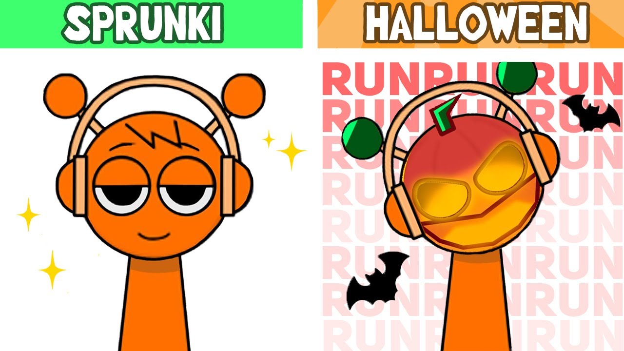 Incredibox Sprunki HALLOWEEN Mode | Normal Version Vs Horror Version ...