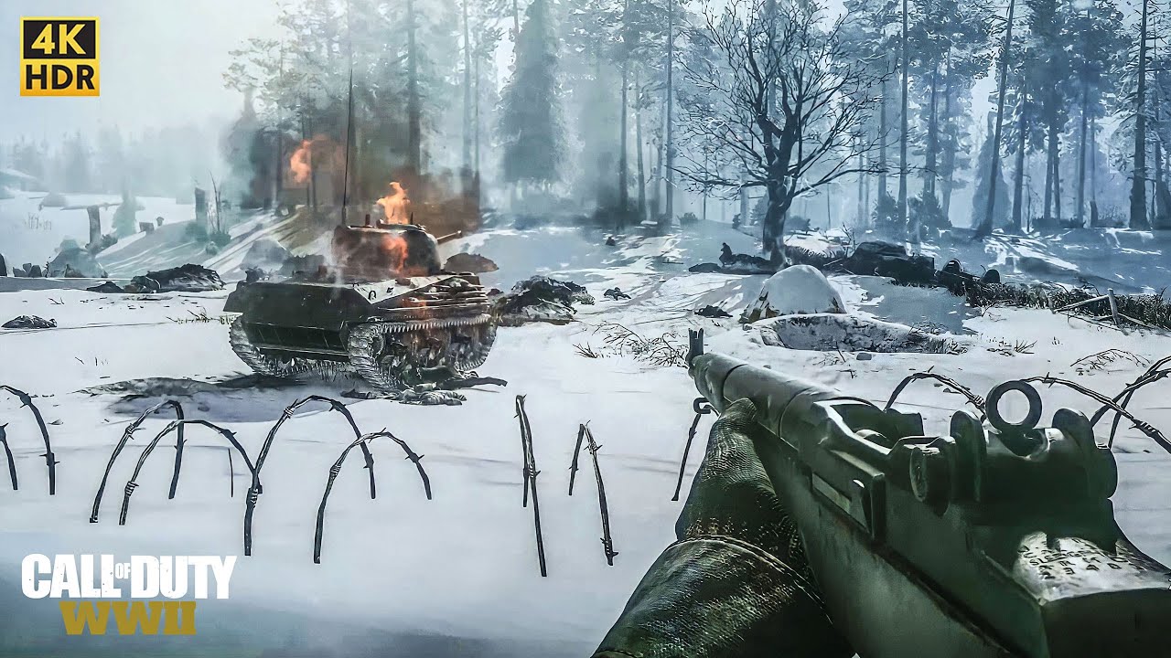 Call of Duty ww2 | Mission 9 - Battle of the Bulge - YouTube