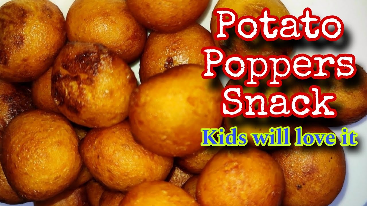 POTATO POPPERS || KIDS WILL LOVE THIS HEALTHY SNACK || CookingVlog#42 ...