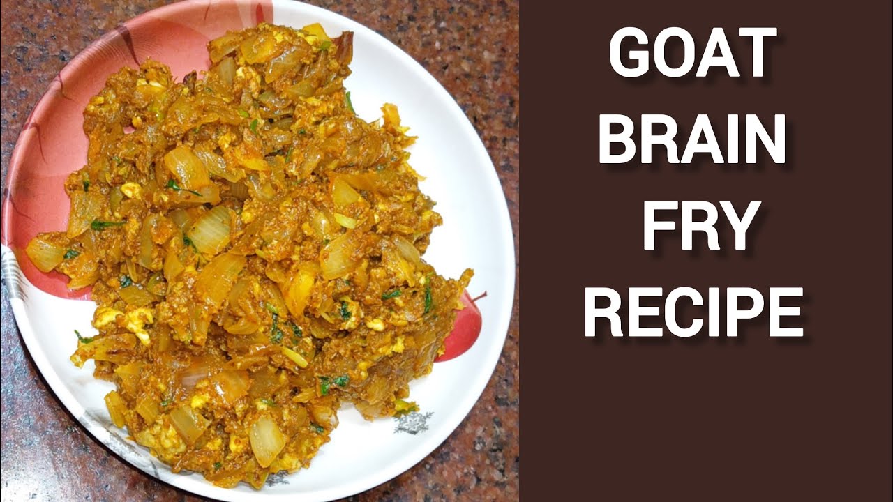 మేక బ్రెయిన్ ఫ్రై Goat Brain Fry Recipe in Telugu Mutton brain fry ...