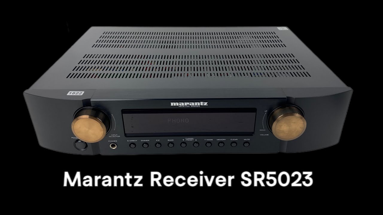 Marantz Receiver SR5023 Black! - YouTube