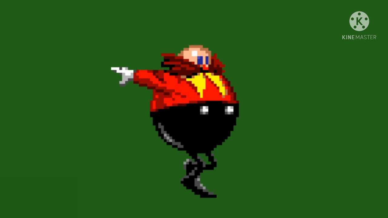 Eggman corriendo Green Dark Screen - YouTube