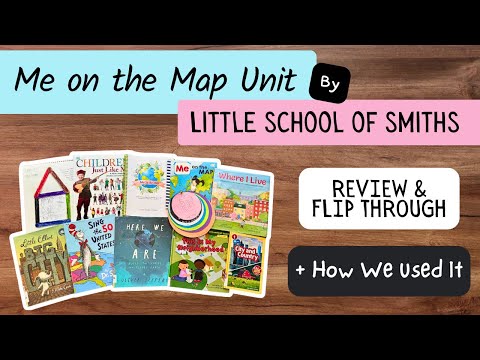 Me on the Map Unit by Little School of Smiths | Review, Flip Through & How We Used It 