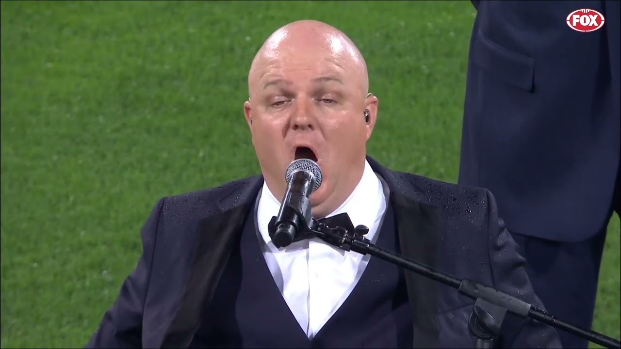 Tim McCallum 2020 AFL Grand Final Anthem Performance. - YouTube