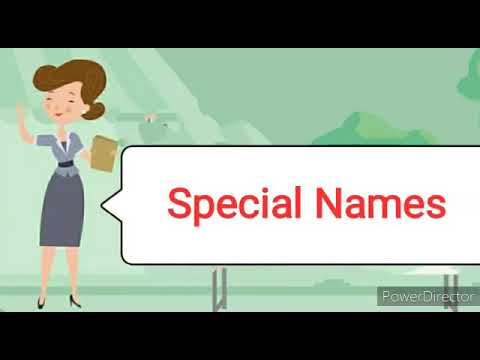 Class 1 English Grammar Unit 9: Naming words and Special names - YouTube
