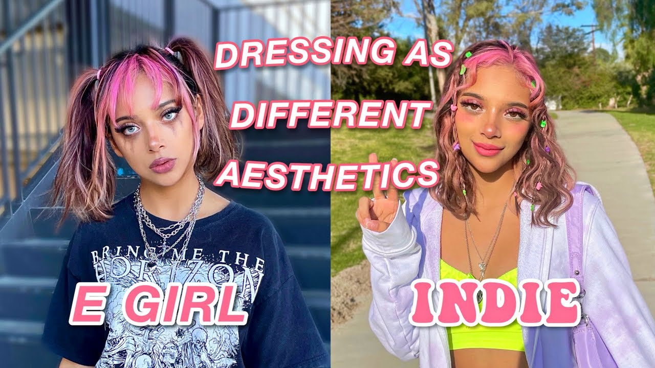 I dressed as a DIFFERENT aesthetic everyday for a week!! (it was ...