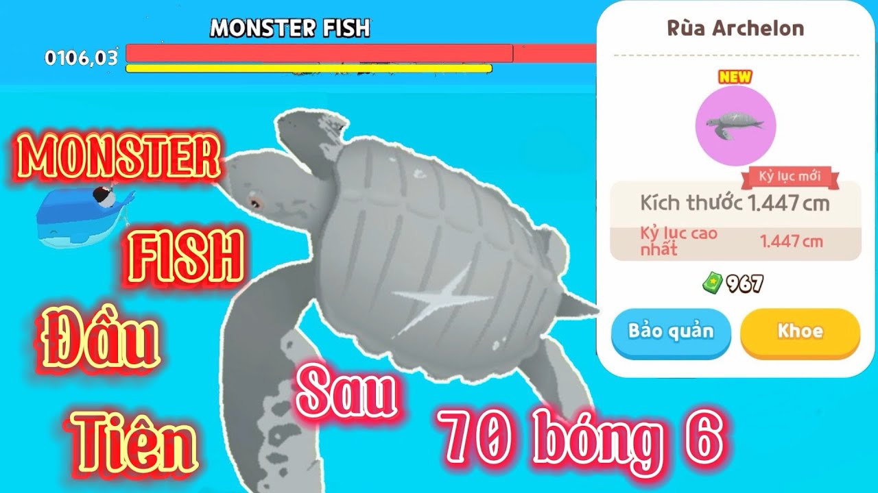 Play Together | Bắt gặp MONSTER FISH đầu tiên sau 70 bóng Khổng Lồ ...