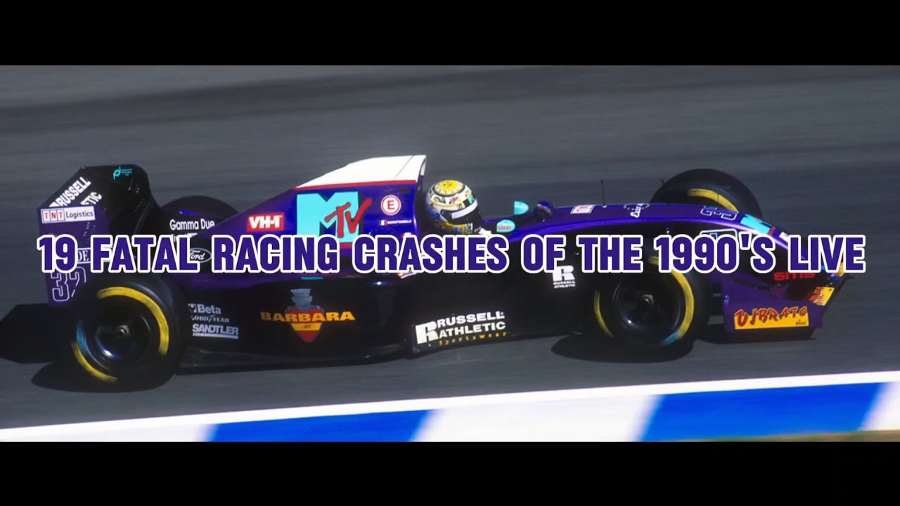 19 Fatal Racing Crashes Of The 1990's LIVE/Original Audio - YouTube