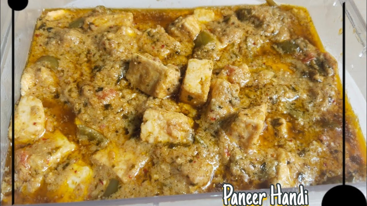 Paneer Handi Recipe | Easy and Quick Recipe | Hotel Style Handi Paneer ...