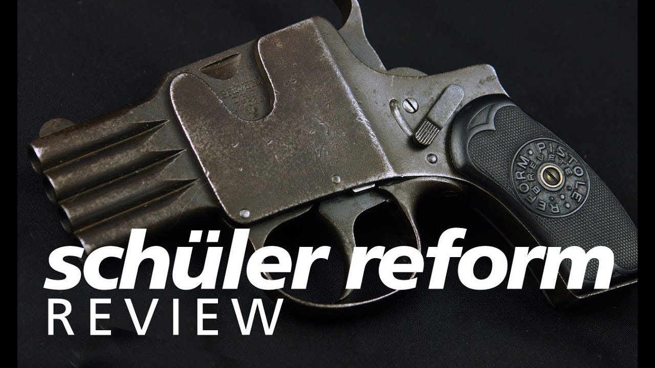 Review: the Schüler Reform pistol - a 4-barrel German "revolver" - YouTube