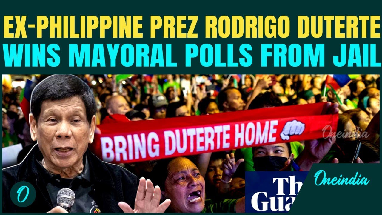 Rodrigo Duterte Storms Back to Power From Jail: Ex-Philippines ...