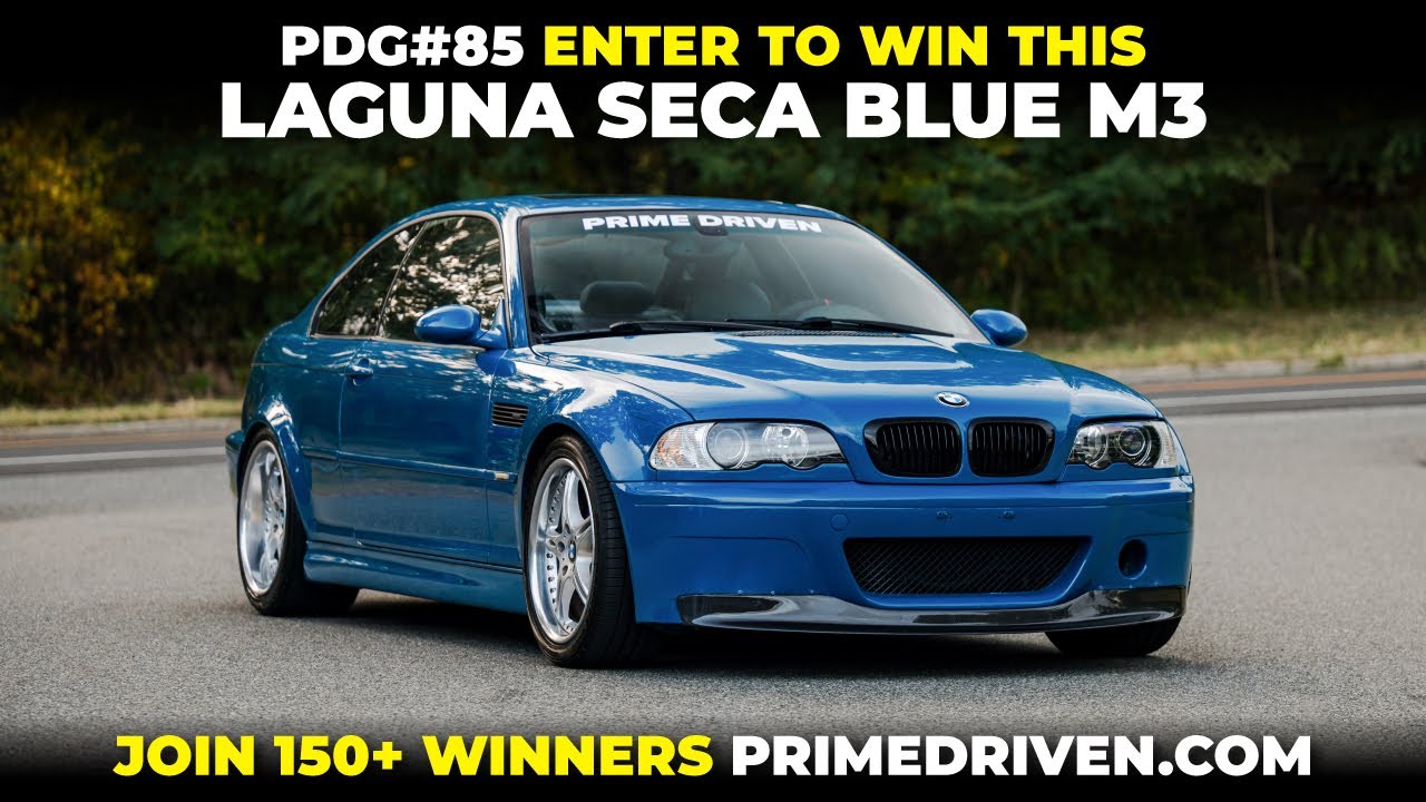 Win this: Laguna Seca Blue BMW M3 - 6-Speed Manual - RARE - SSR Wheels ...
