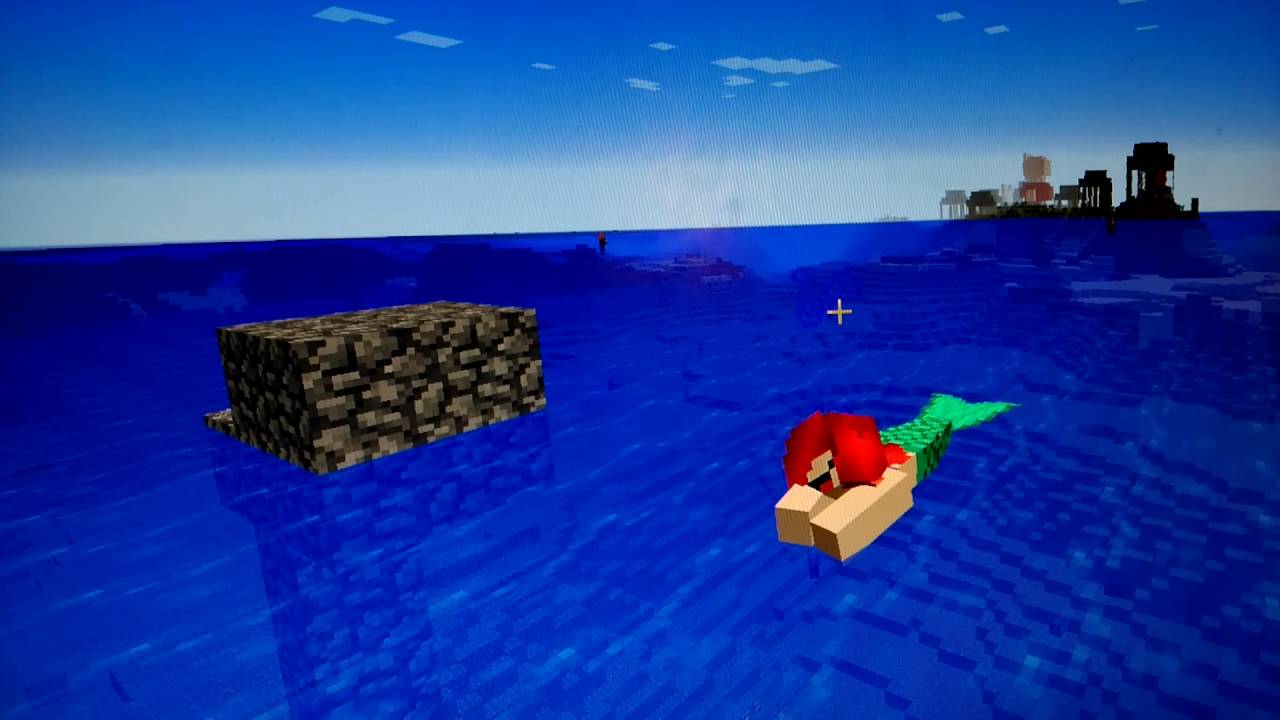 Minecraft little mermaids part of your world - YouTube