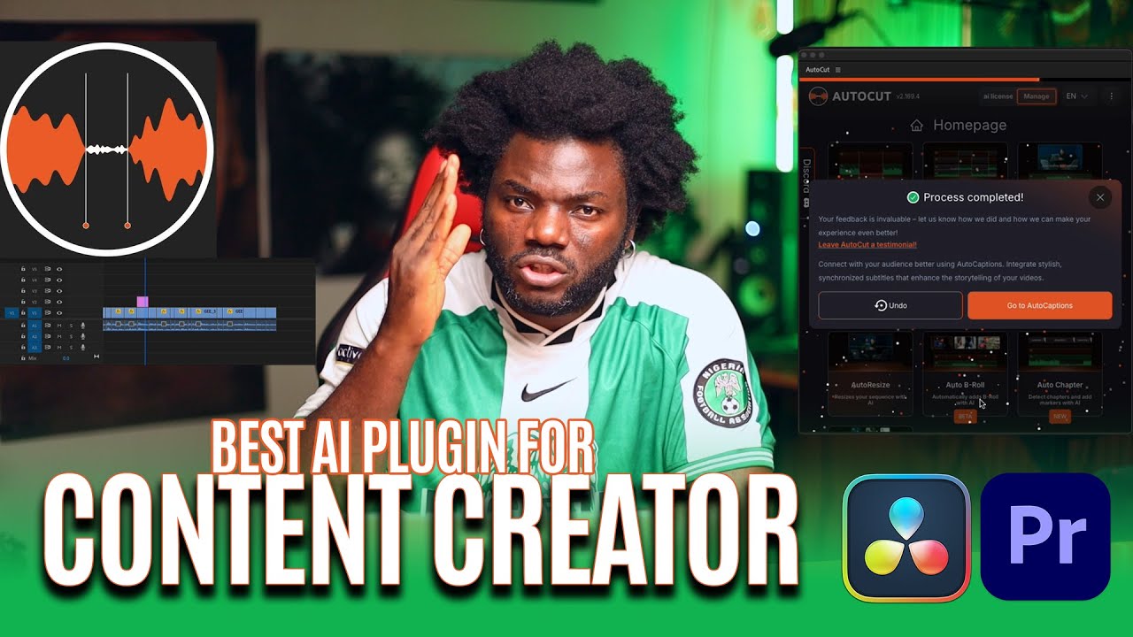 The FASTEST AI Plugin for Content Creators is Here! AUTOCUT - YouTube