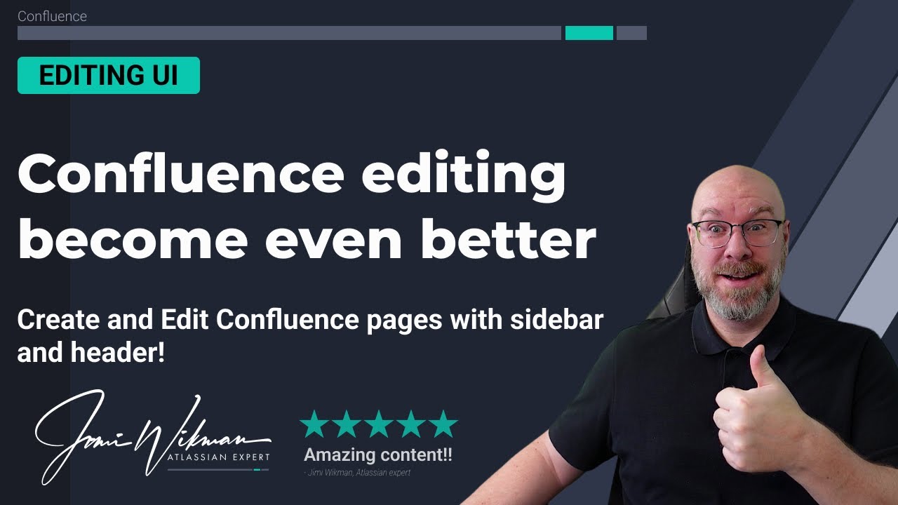 Create And Edit Confluence Pages With Sidebar And Header YouTube Create And Edit Confluence Pages With Sidebar And Header YouTube
