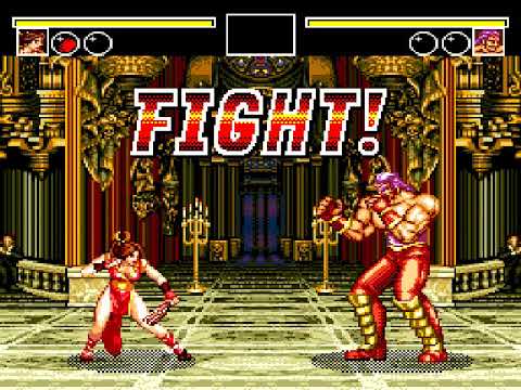 FF2: Mai vs Krauser (Level Hard) [Sega Genesis] - YouTube
