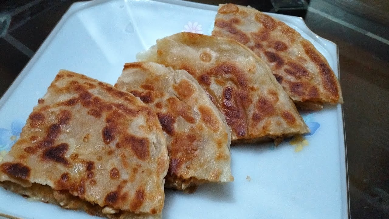 Chicken Cheese Paratha || Chicken Paratha Recipe By Pot and pan cooking ...