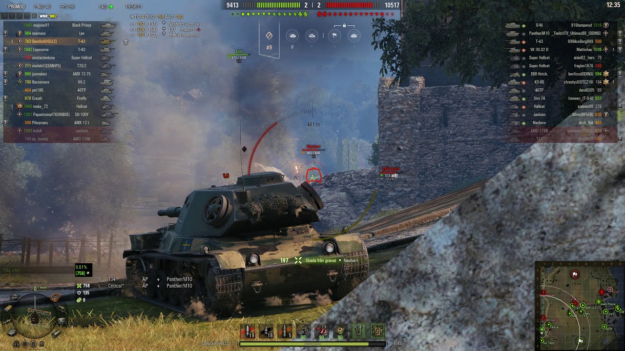 World of Tanks | Gameplay - nice run! - YouTube