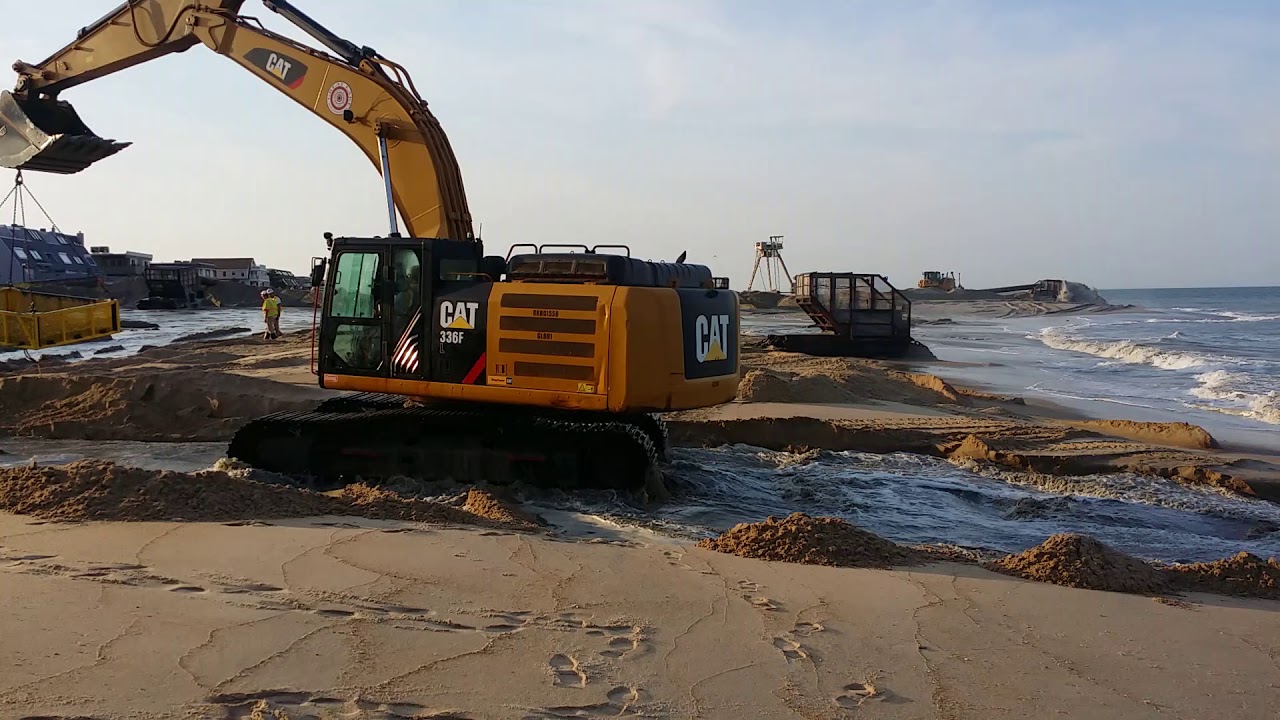 Beach replenishment - YouTube
