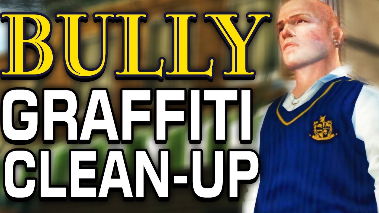 BULLY - BETA Graffiti Clean-up (Analysis) - YouTube
