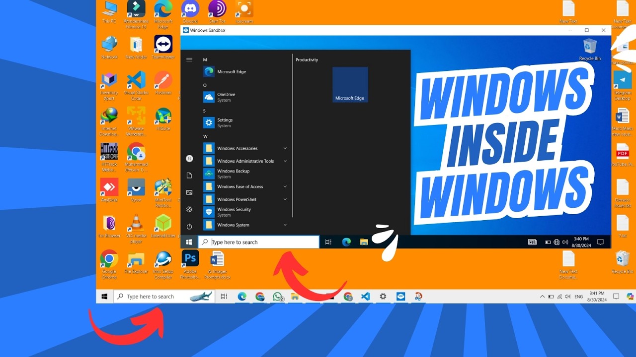Windows inside Windows in just 2 minutes - YouTube