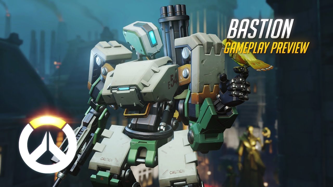 Overwatch (2016) Gameplay BASTION | Control Multiplayer Mode - YouTube