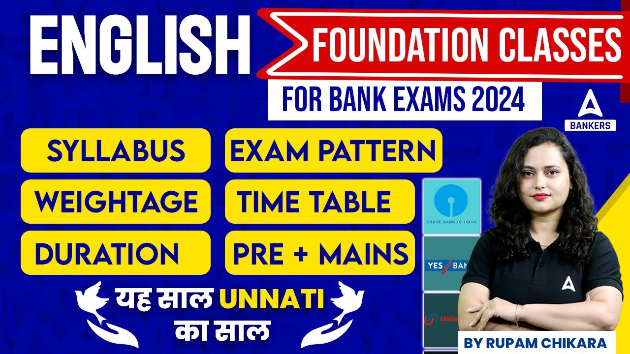 English Foundation Classes for Bank Exams 2024 | English Syllabus, Exam ...