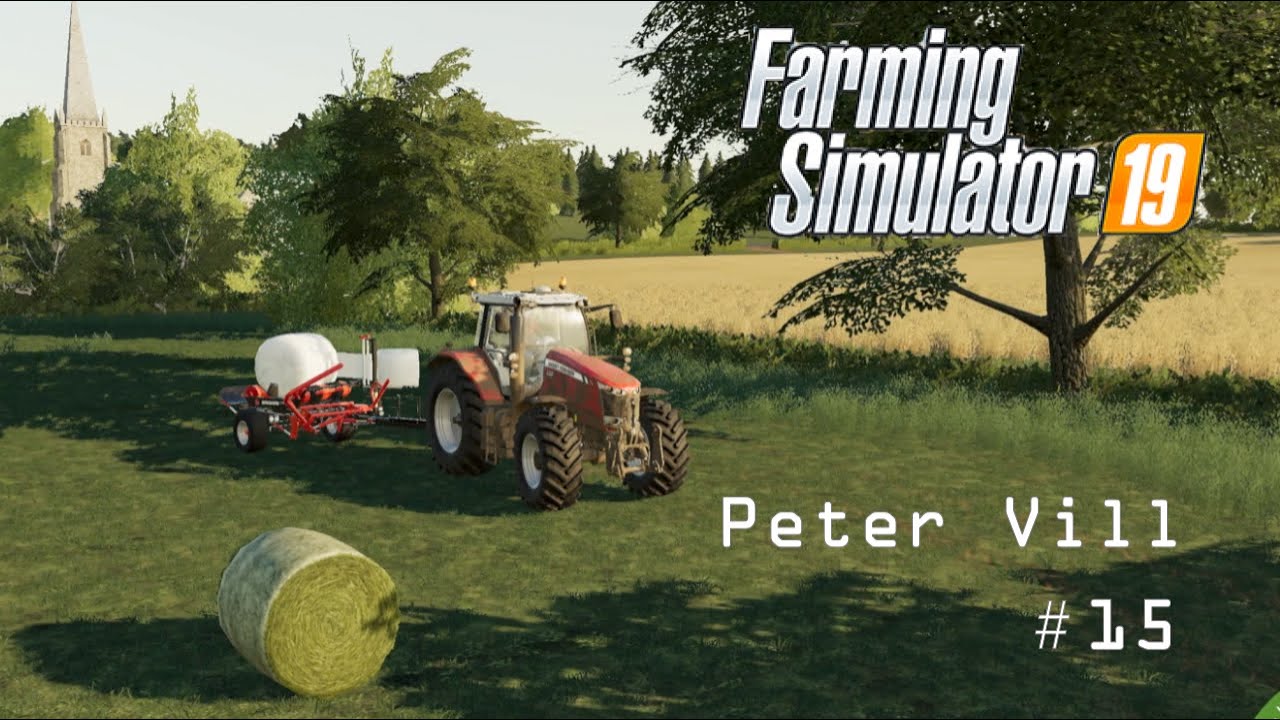Peter Vill #15 ベールラッパーでサイレージ | Farming Simulator 19 - YouTube