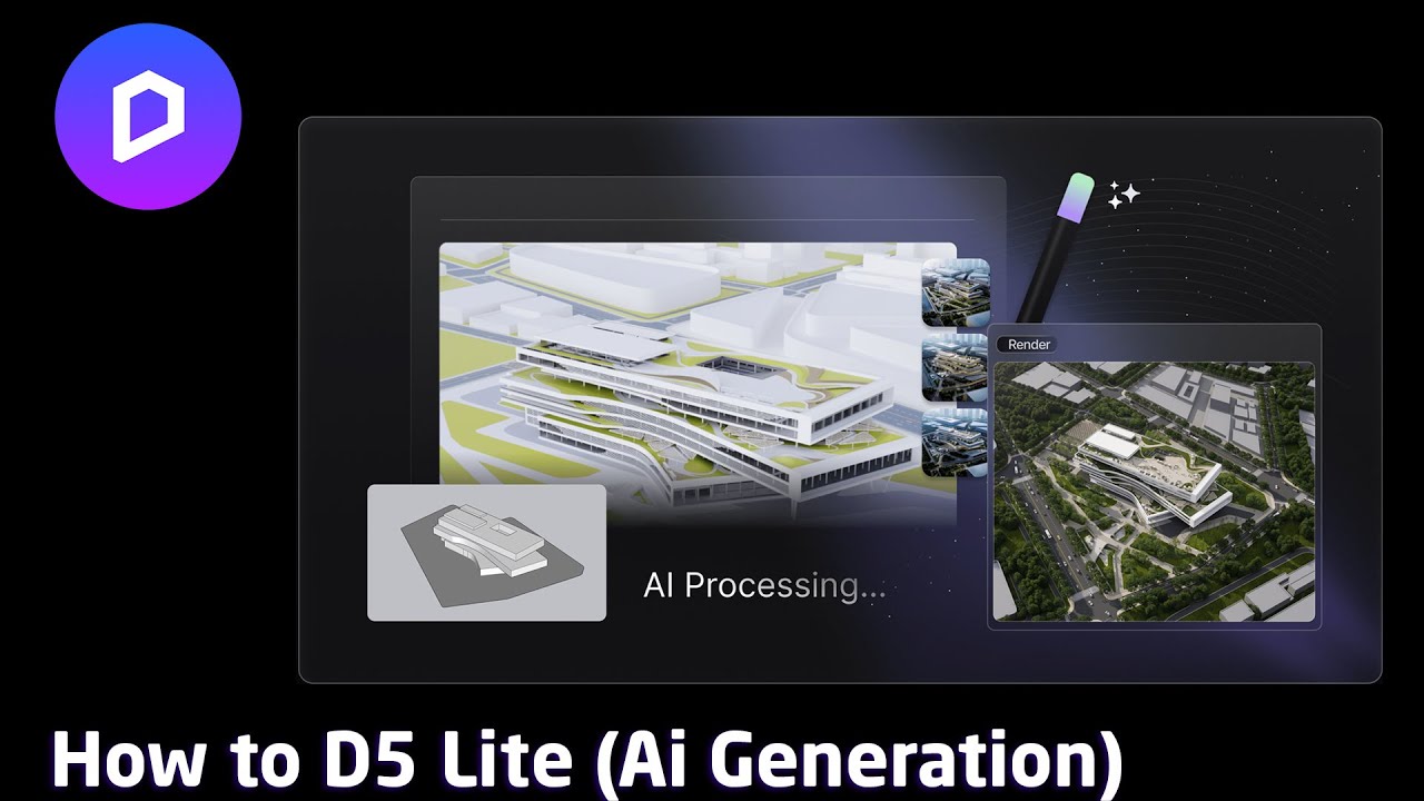 D5 Render | How to D5 Lite Ai Generation with Default Preset - YouTube