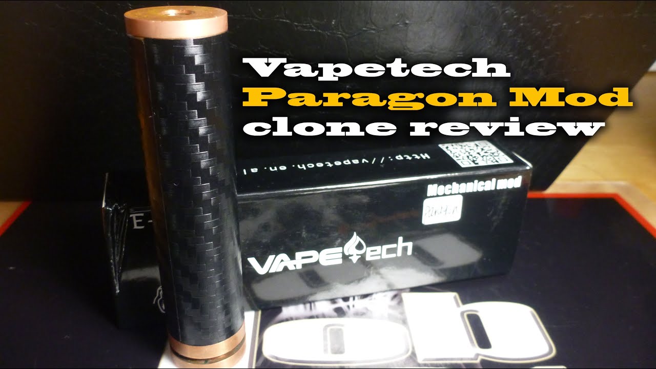Vapetech Paragon mod clone review - YouTube