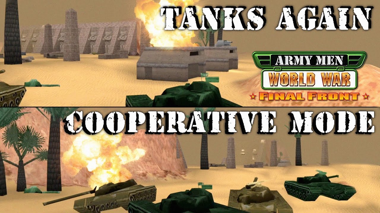 Army Men: World War: Final Front - Tanks again - Multiplayer Coop 2 ...