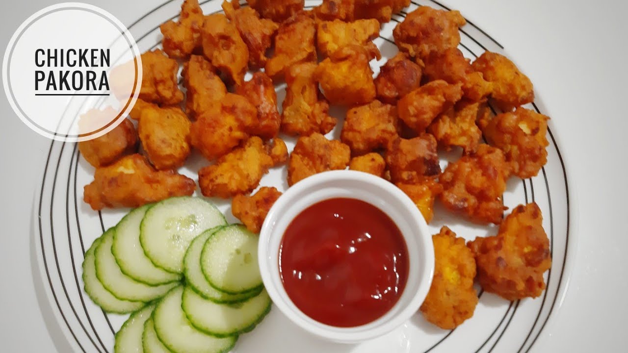 Crispy Chicken Pakora Recipe Chicken Pop Corn|Easy Chicken Pakora ...