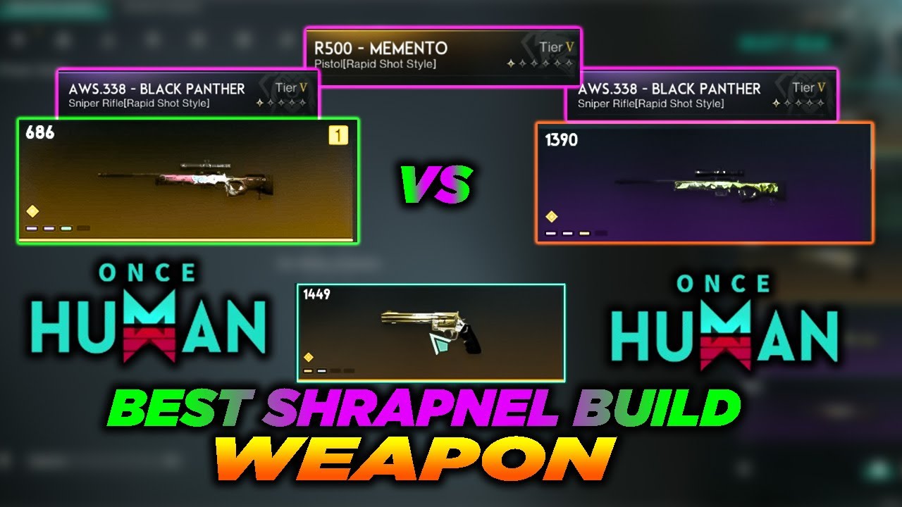 Once Human Best Shrapnel Build SOCR SCAR HIGHEST DPS EVER 500K+ - YouTube