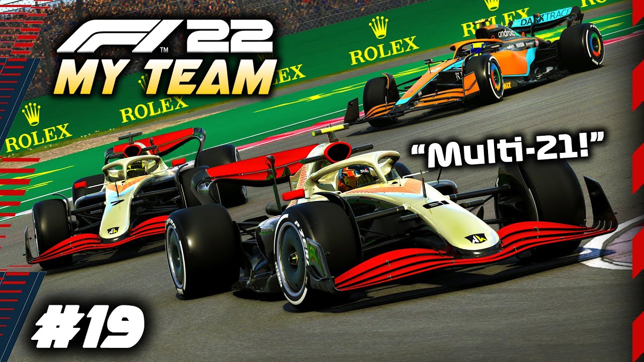 TEAM ORDERS! MULTI 21! CRUCIAL RACE FOR OUR SEASON! - F1 22 MY TEAM ...