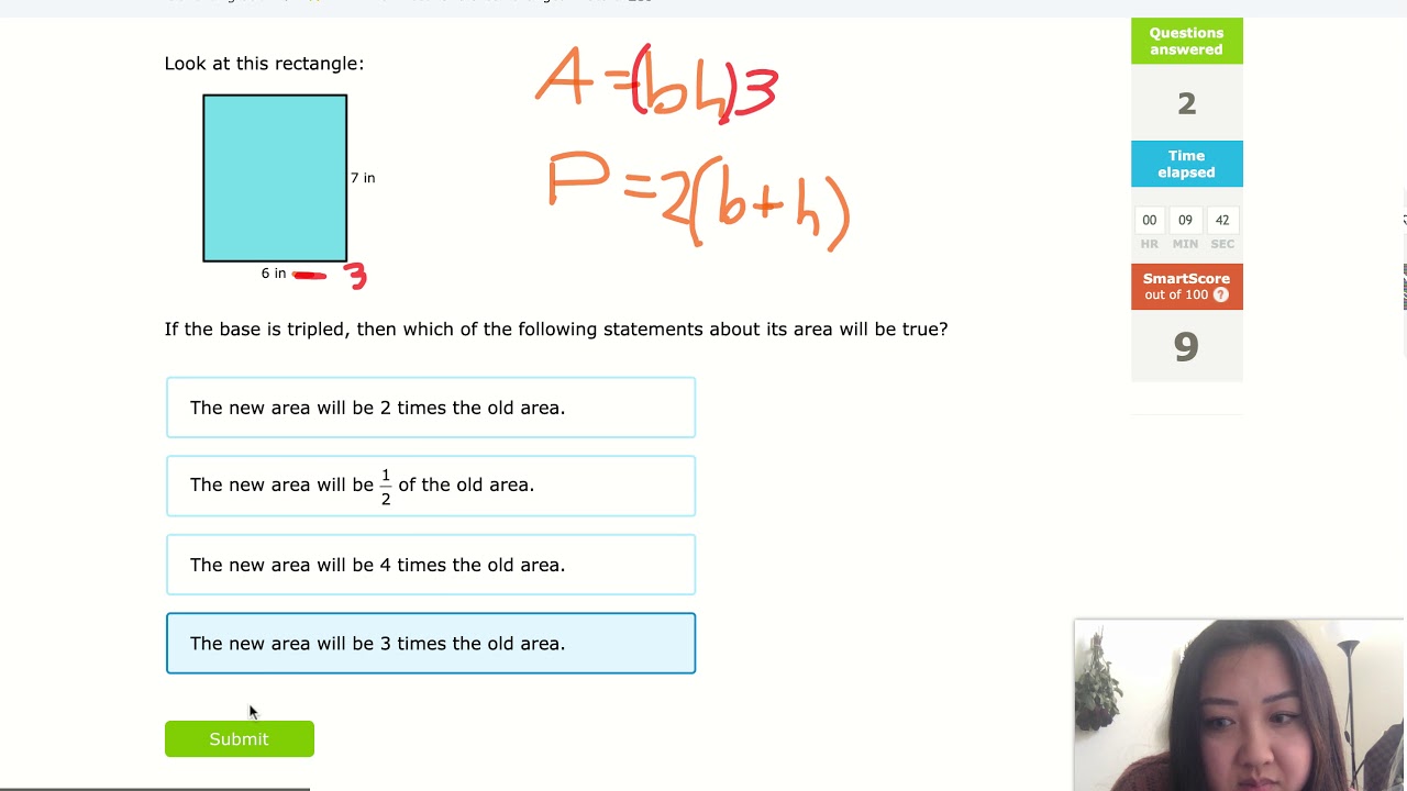 IXL | Perimeter and area: changes in scale - YouTube