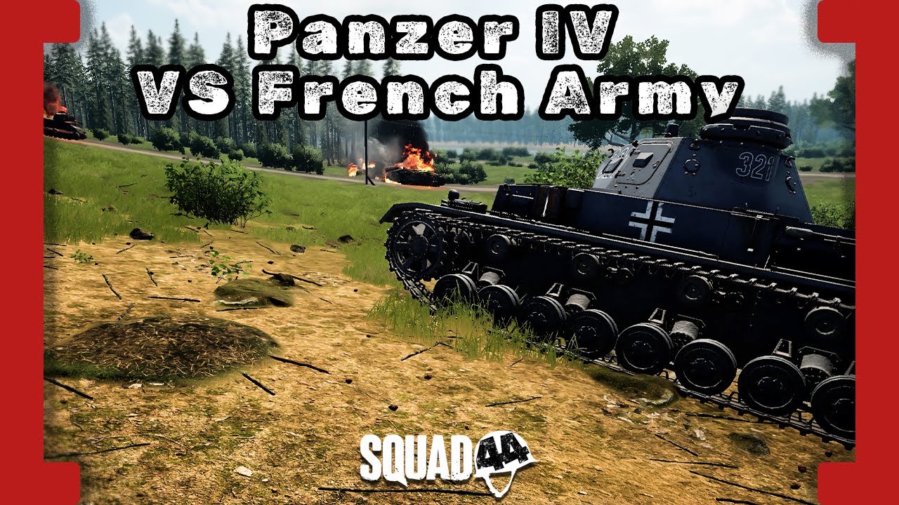 Panzer IV vs French Army - Squad 44 #postscriptum #milsim #squad44 # ...