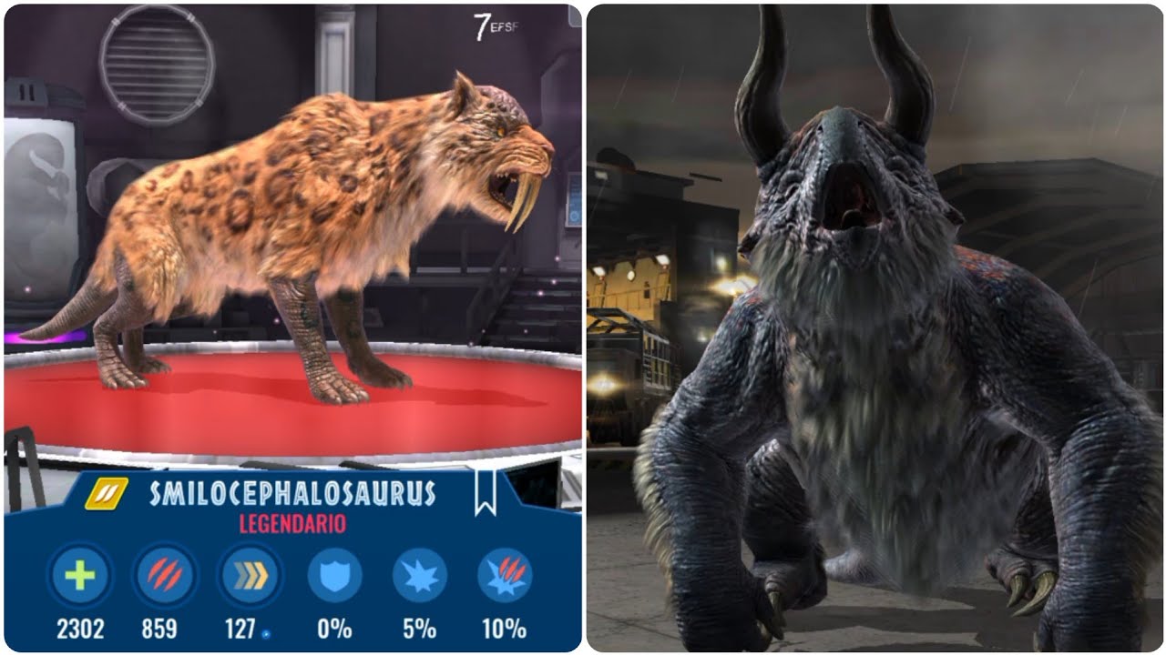 JURASSIC WORLD ALIVE | SMILOCEPHALOSAURUS - YouTube