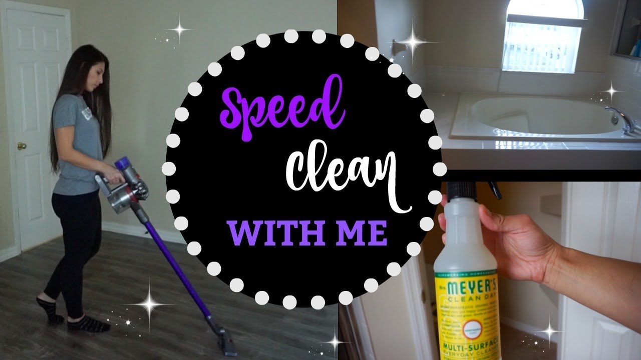 CLEAN WITH ME | SPEED CLEAN MY HOUSE | POWER HOUR CLEANING | VLOGMAS ...