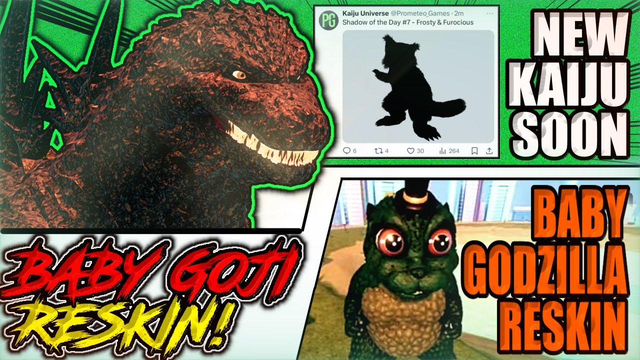 SEVENTH NEW KU KAIJU REVEALED! | BABY GODZILLA IN KU?! ||| Kaiju ...