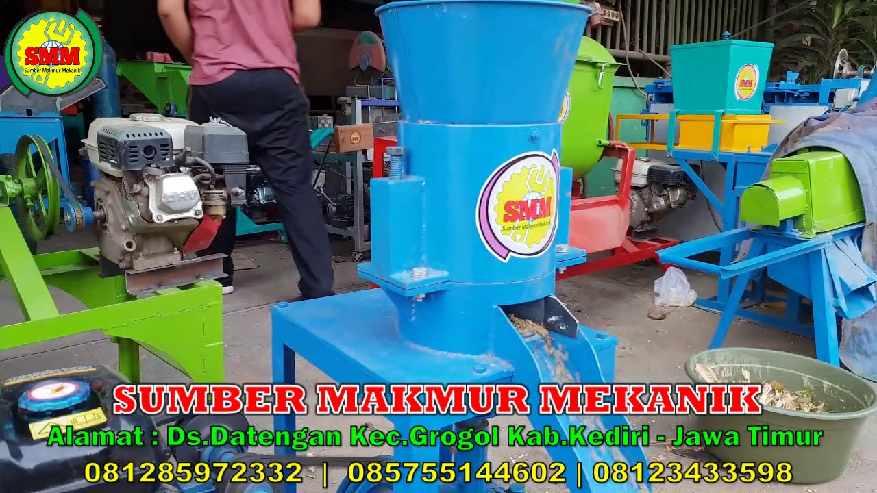 cara mudah bikin pelet pakan ternak ikan ayam kelinci babi mesin pelet ...