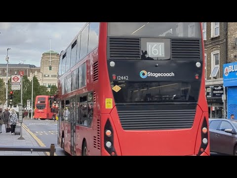Curtail Destination Stagecoach London 12442 On Bus Route 161 - YouTube