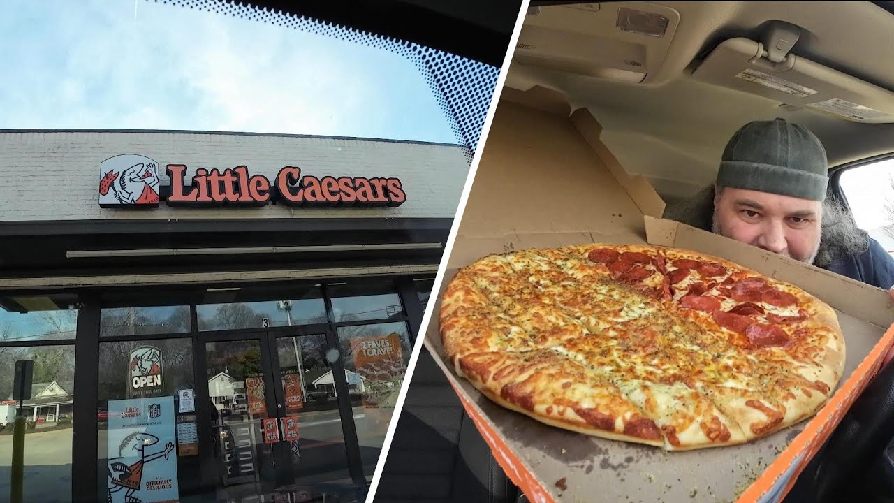 Little Caesars Slices-N-Stix Awesome review - YouTube
