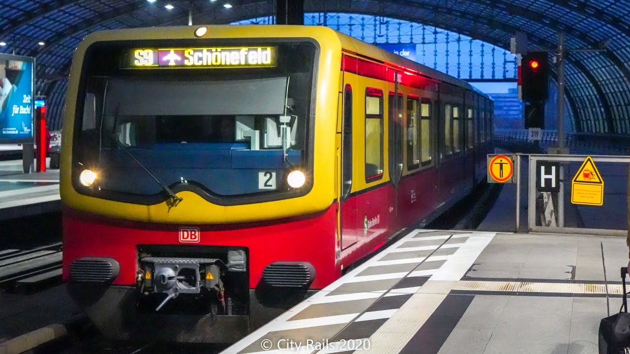 S-Bahn S3 [ DB Class 482 ] Berlin departing Berlin Hauptbahnhof - YouTube