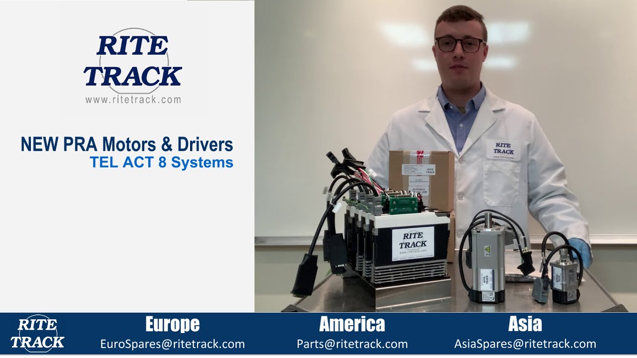 Replacement PRA Motors and Drivers for TEL ACT8 Systems - YouTube