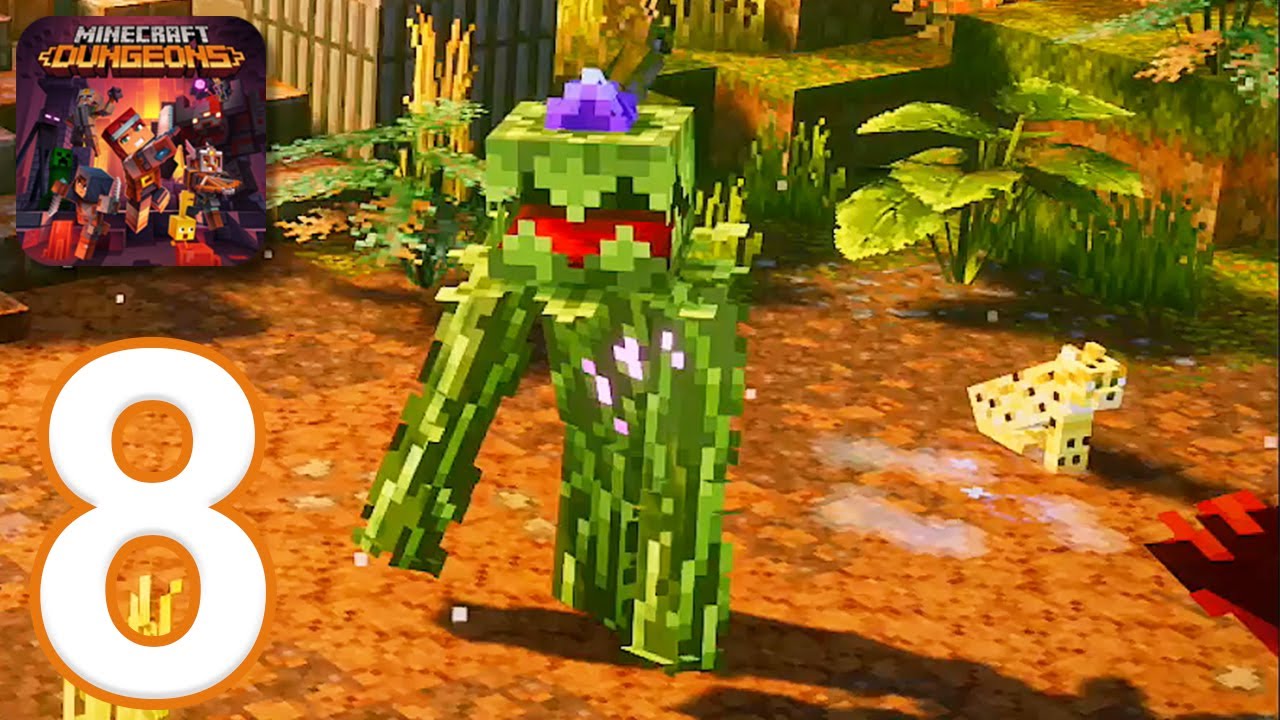 Minecraft Dungeons - Gameplay Walkthrough Part 8 - Dingy Jungle (PS4 ...