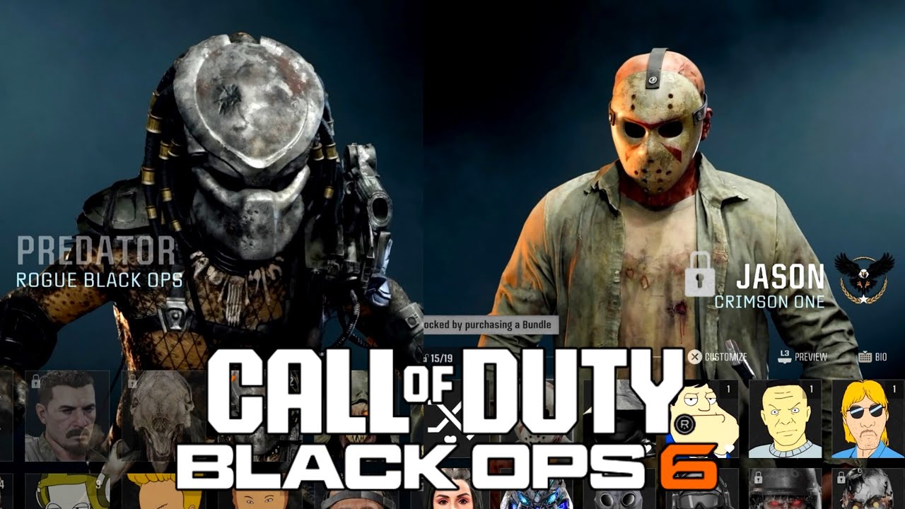 Jason Voorhees Predator Prey All finishing move in COD Black Ops 6 ...
