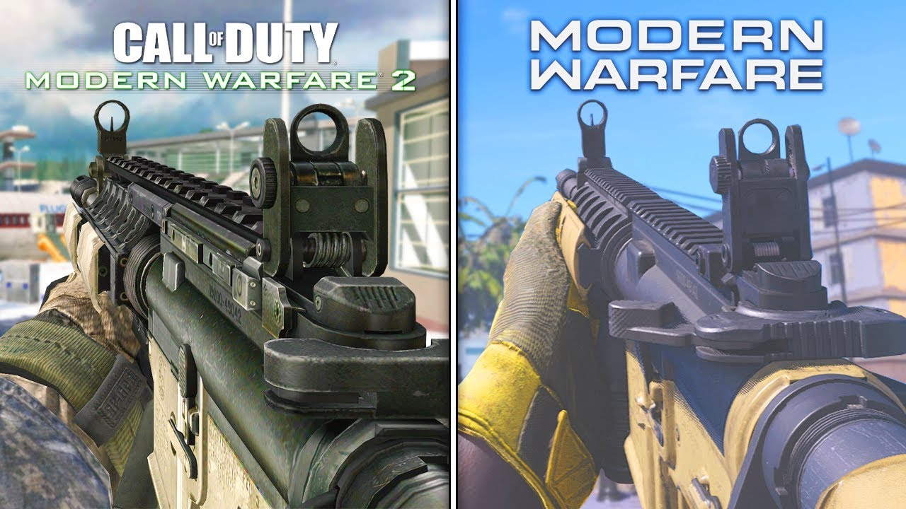 M4a1 Cod Modern Warfare Weapons Blueprints Call Of