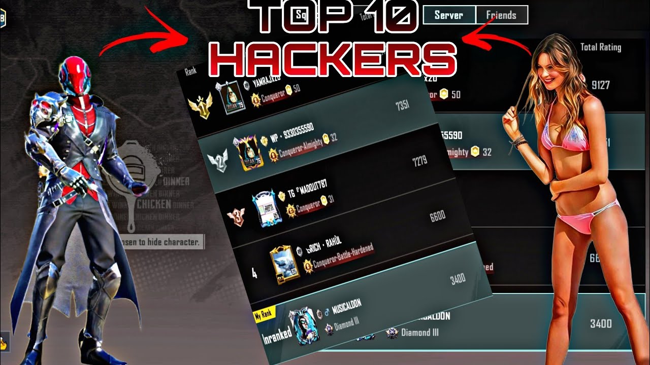 Exposing The Top 10 Most Notorious Hackers In Bgmi Youtube